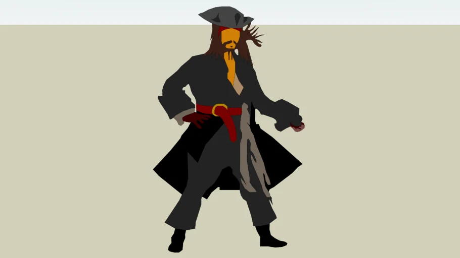 2D Jack Sparrow | 3D Warehouse