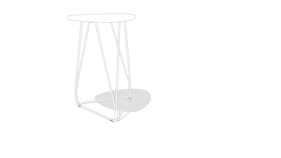 Triangle Occasional Table | 3D Warehouse