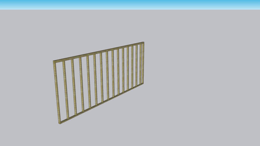 Typical Timber Wall | 3D Warehouse