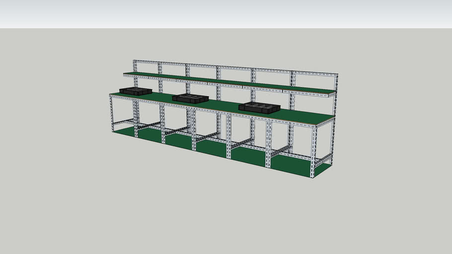 Meja Produksi | 3D Warehouse