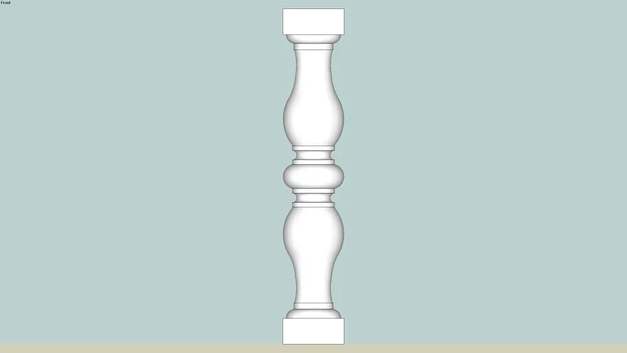 Ionic baluster 2 | 3D Warehouse