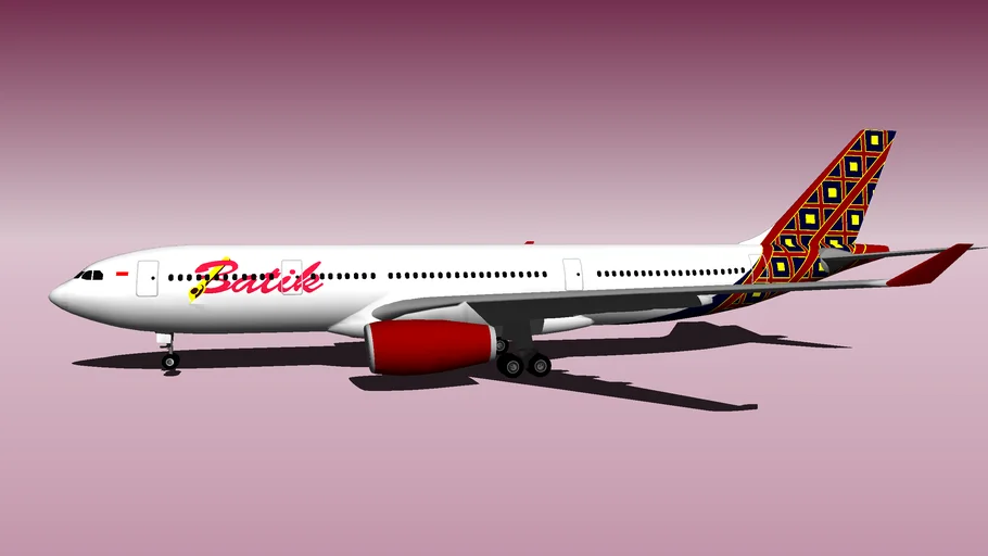 Batik Air Airbus-A330-200 | 3D Warehouse
