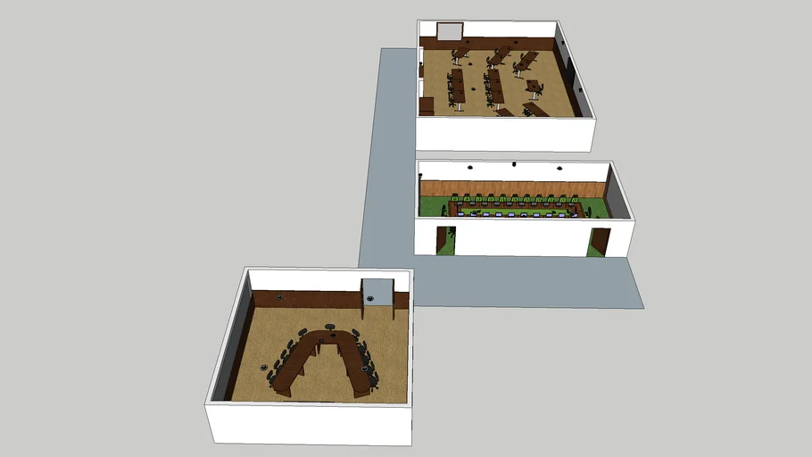 DESIGNED CLASSROOM LAYOUT 2 BROADCAST FACILITY | 3D Warehouse