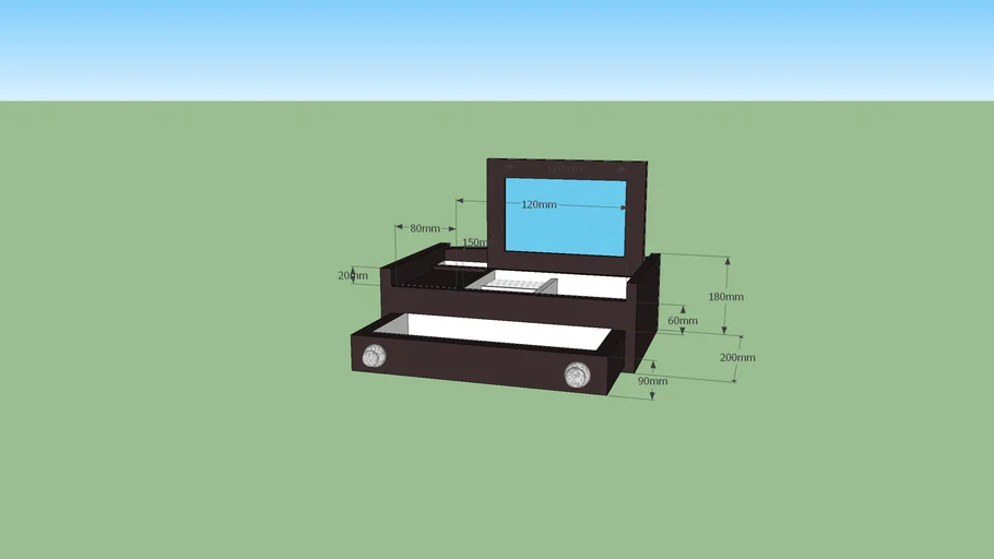 small storage4 with measurements | 3D Warehouse
