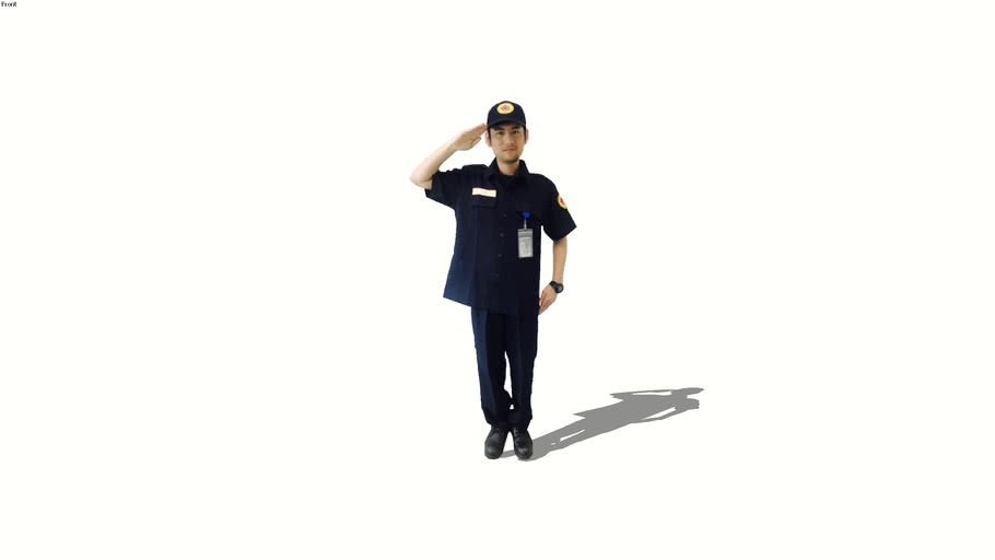 2D Security Guard Emm Sport | 3D Warehouse