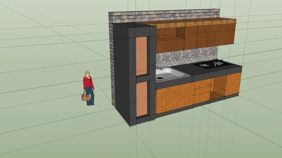 kitchen set 1 | 3D Warehouse