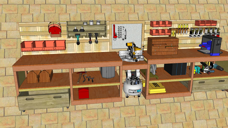 WorkBench | 3D Warehouse