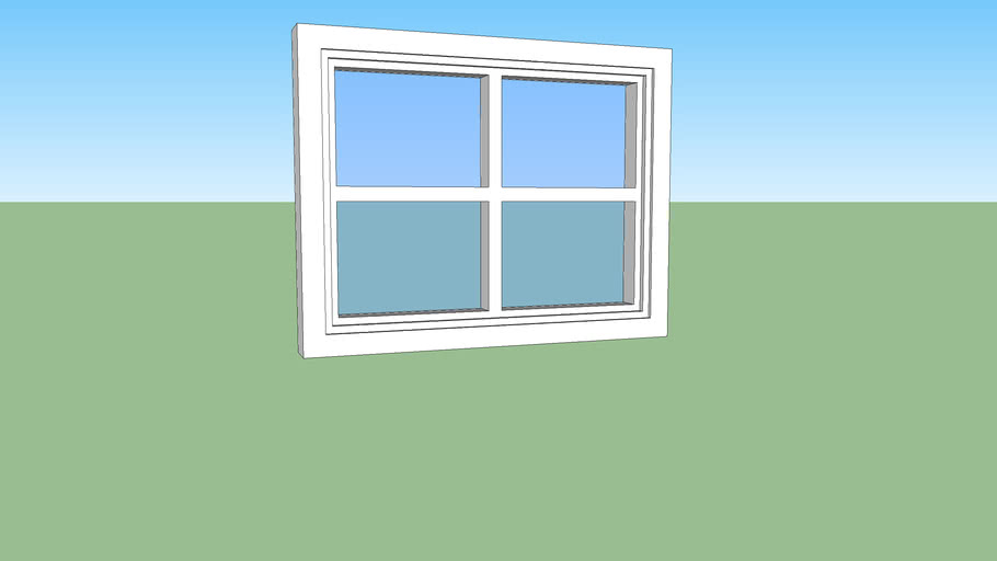 4 Pane Window | 3D Warehouse