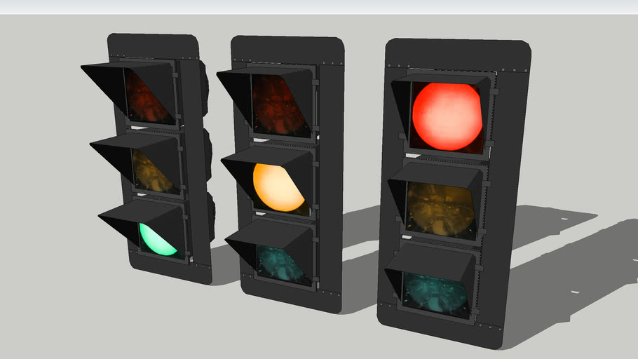 3M M-131 HV traffic signals | 3D Warehouse