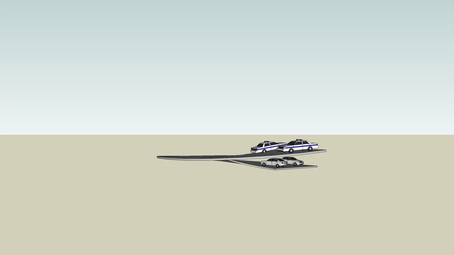 3/4 turn carpark ramp | 3D Warehouse