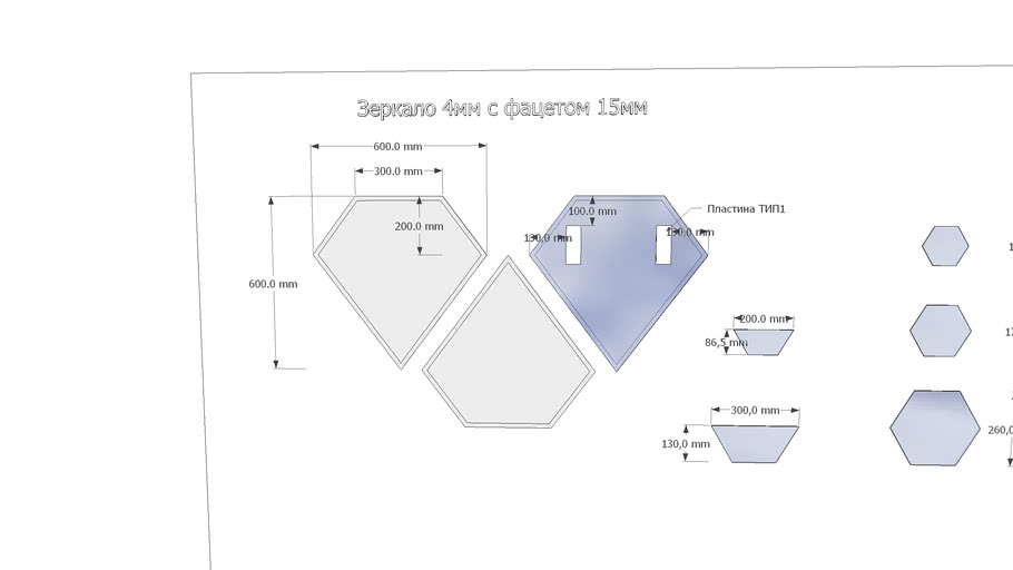 Glass tables 3 | 3D Warehouse