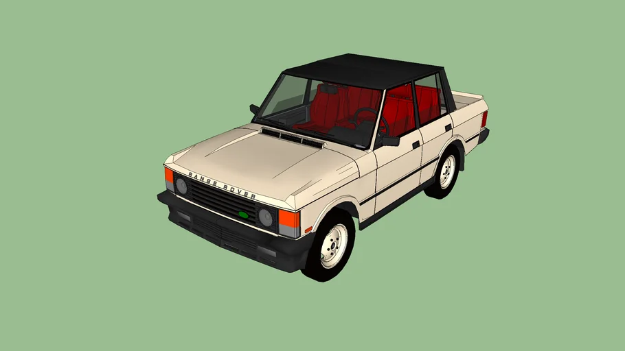 range rover cabriolet | 3D Warehouse