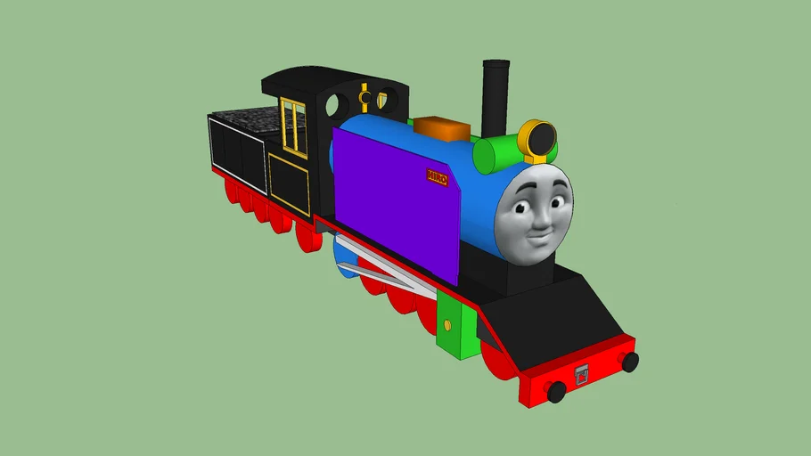 Patchwork Hiro the Japanese Engine | 3D Warehouse