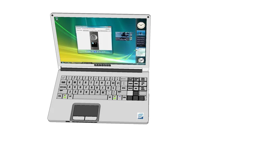 Vista core 2 duo Laptop | 3D Warehouse