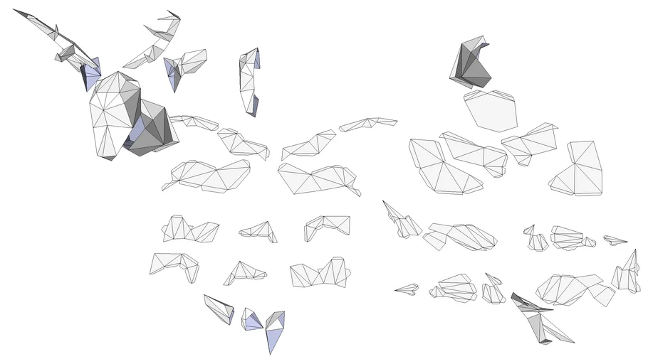 Deer head paper model | 3D Warehouse