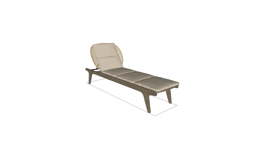 MC-Tropical Sun Lounger | 3D Warehouse