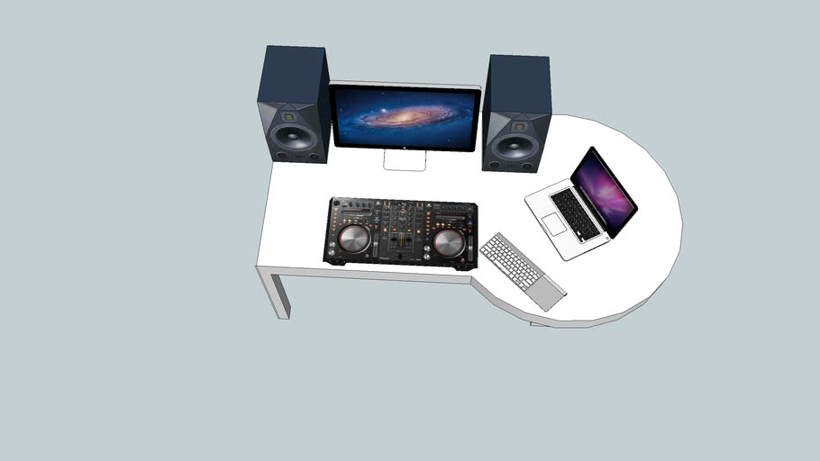 bedroom dj table | 3D Warehouse