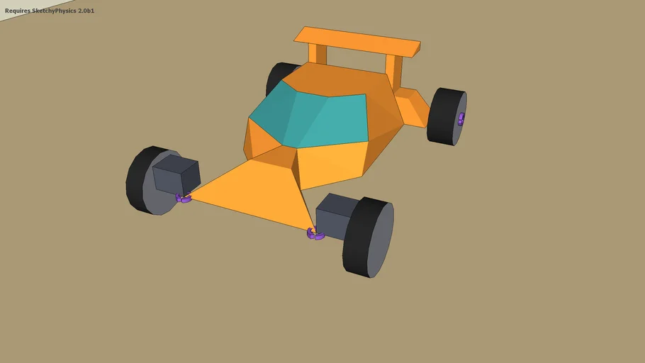 sketchy physics dune buggy | 3D Warehouse