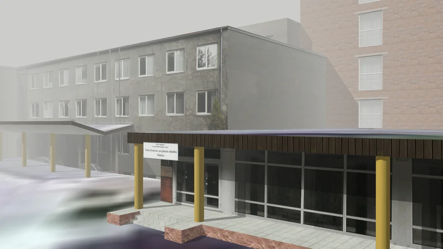 The state hospital for tuberculosis and lung diseases of Latvia | 3D Warehouse
