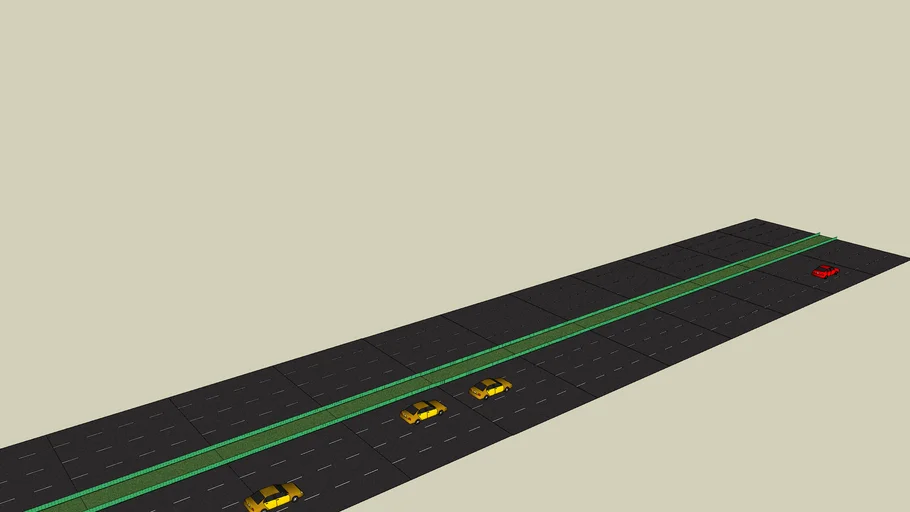 long freeway | 3D Warehouse