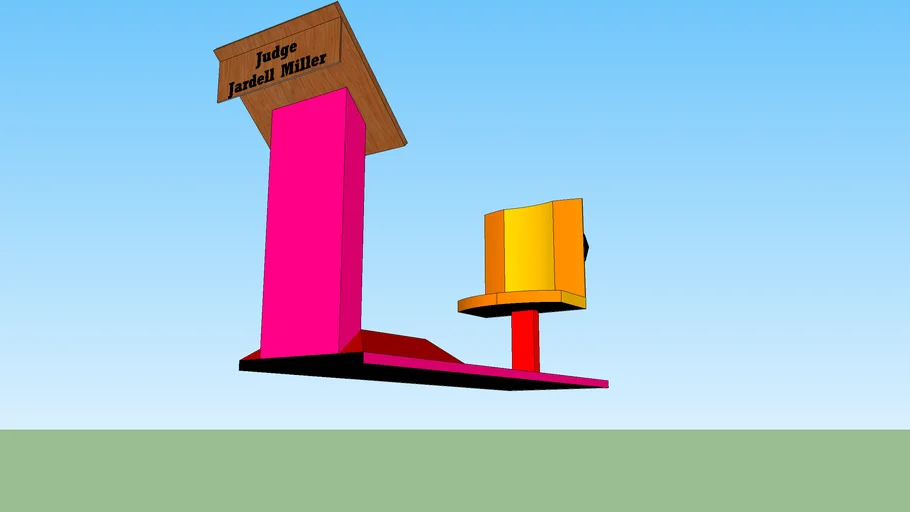 Judge Stand | 3D Warehouse
