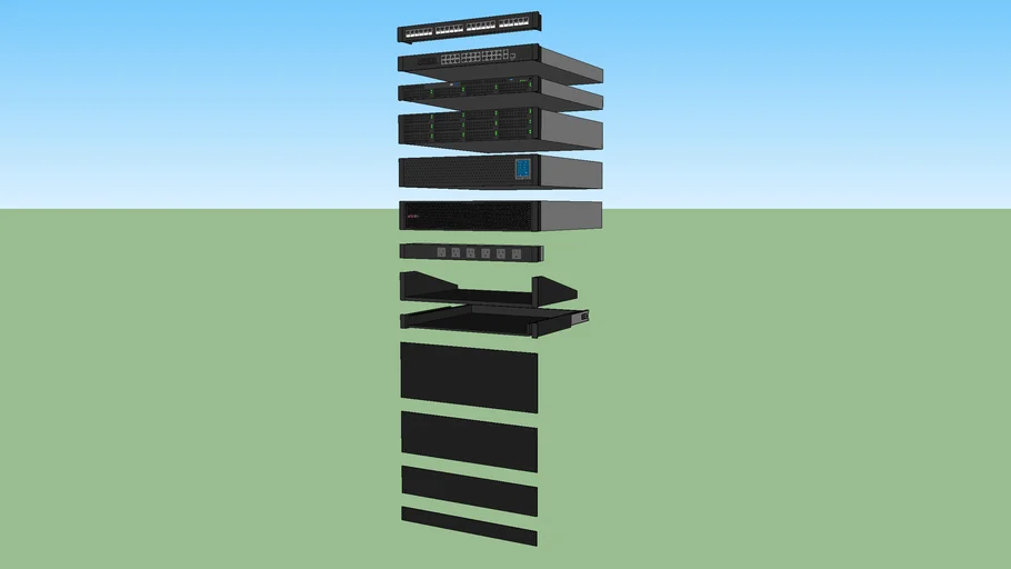 Server Rack Components | 3D Warehouse