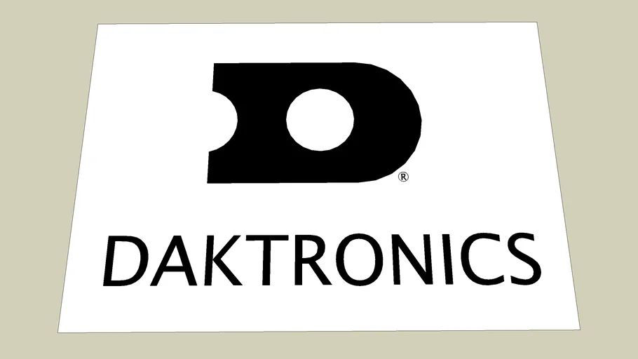 DAKTRONICS Logo | 3D Warehouse