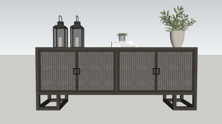 BUFFET TABLE WOOD | 3D Warehouse