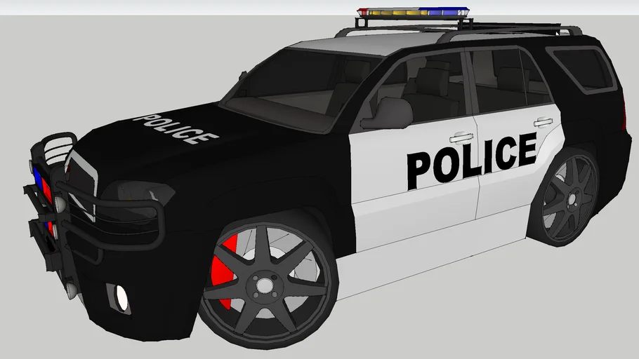 Police 4 Runner | 3D Warehouse