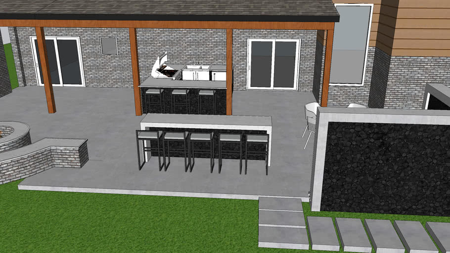 Outdoor Kitchen Design | 3D Warehouse