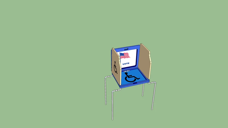 ADA Compliant Voting Booth | 3D Warehouse