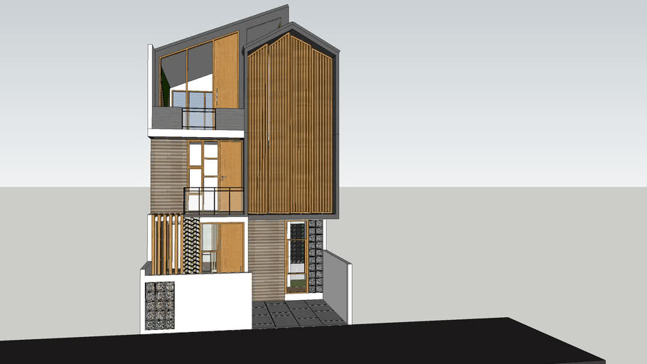 Rumah 7 x 12 | 3D Warehouse