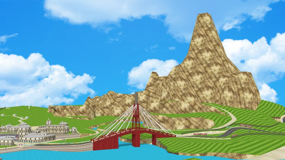 Wuhu Loop (Mario Kart 7) | 3D Warehouse