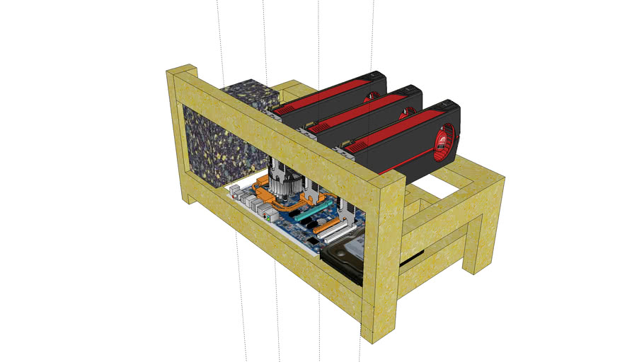 Wooden Mining Rig | 3D Warehouse