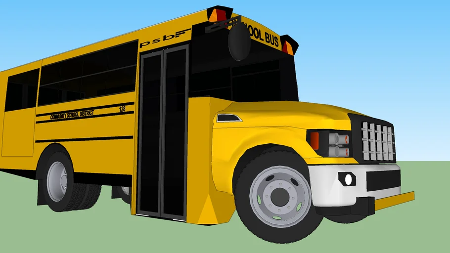 PSB-Xavier CX2500s Special Needs School Bus | 3D Warehouse