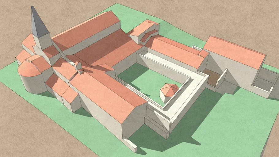 Abbaye du Thoronet | 3D Warehouse