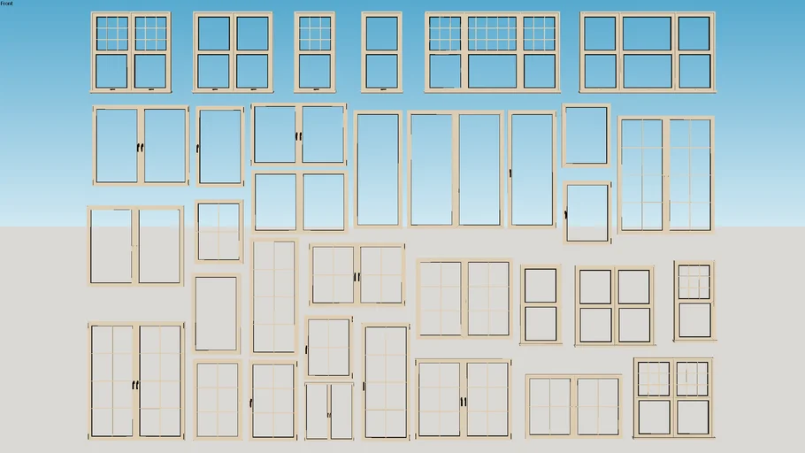 Door-windows 11 | 3D Warehouse