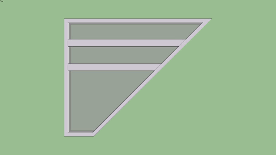 Marvin Modern Direct Glaze Trapezoid Window P4-9 | 3D Warehouse