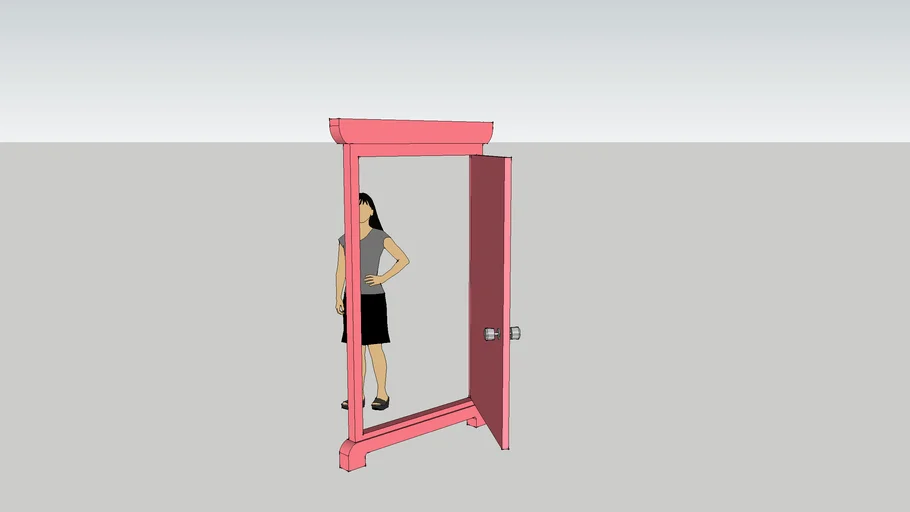 Anyway Door (Pintu Kemana Saja) Doraemon | 3D Warehouse