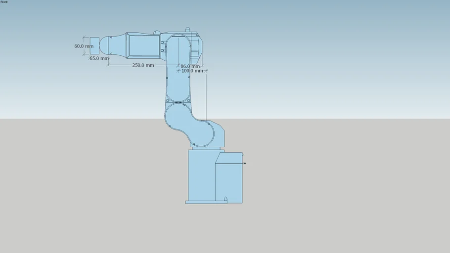 Robot Arm 2D picture | 3D Warehouse