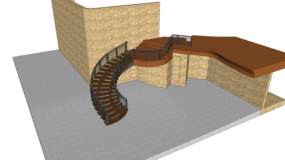 Outside Stair Final 2.0 | 3D Warehouse