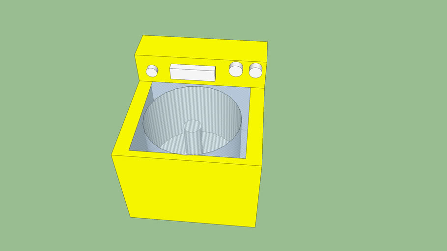 top load 10.5kg cap. automatic washing machine | 3D Warehouse