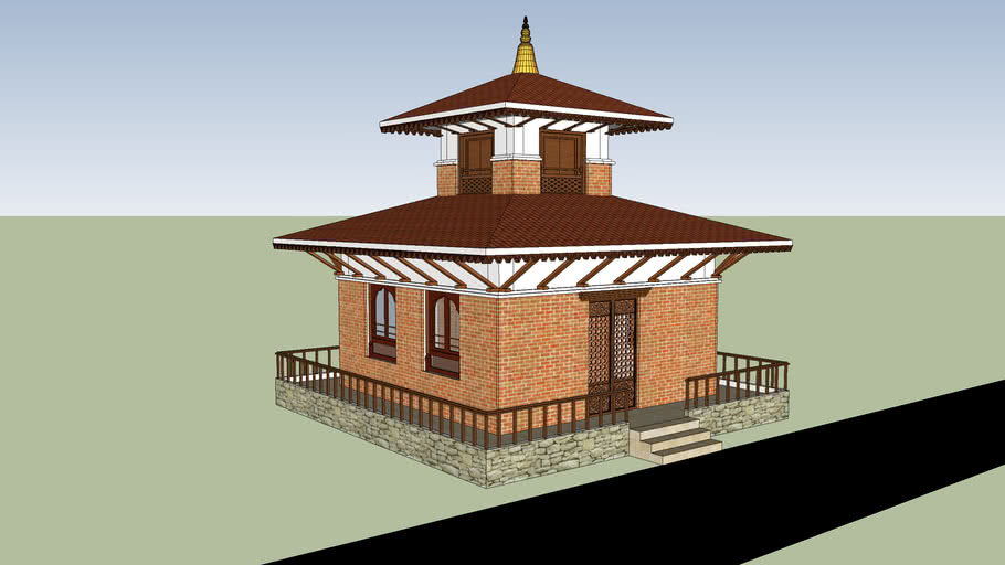 NEPALI TEMPLE / NEPALI ARCHITECTURE | 3D Warehouse