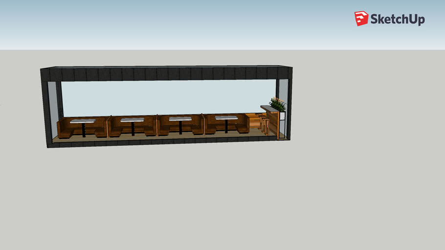 Covered Parklet | 3D Warehouse