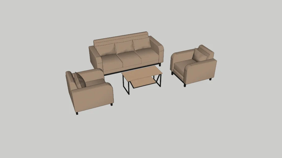 funiture ruang tamu elis | 3D Warehouse