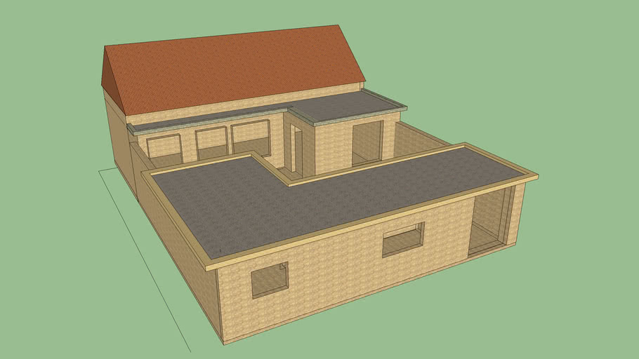 China Classical Countryside House Building | 3D Warehouse