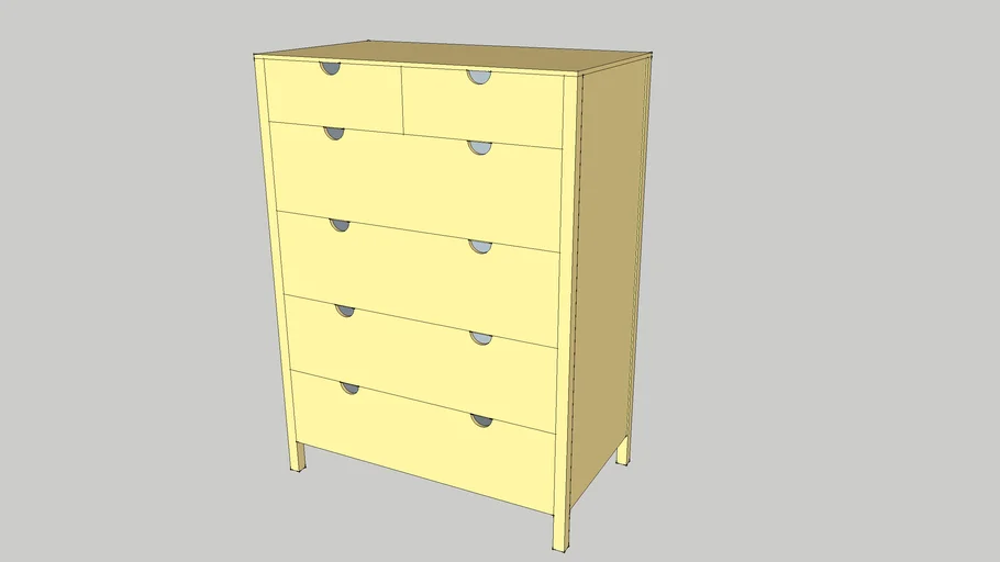 IKEA Bialitt Kommode | 3D Warehouse