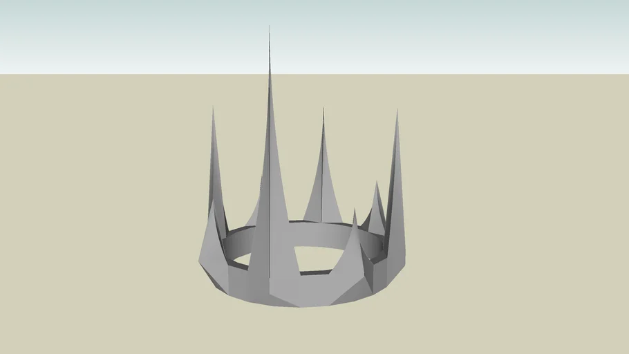 Iron Crown of Morgoth (no Silmarills) | 3D Warehouse