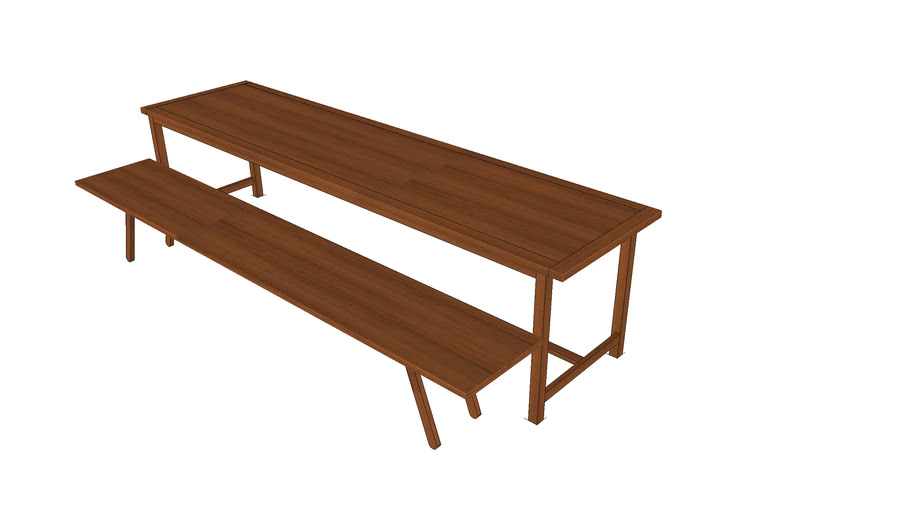 Long Table | 3D Warehouse