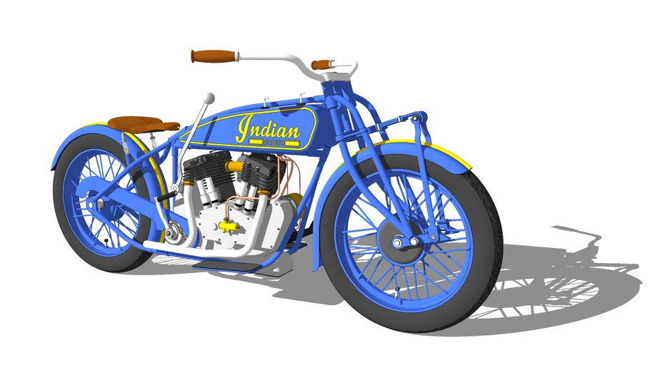 1923 Indian model GE 'Scout' | 3D Warehouse